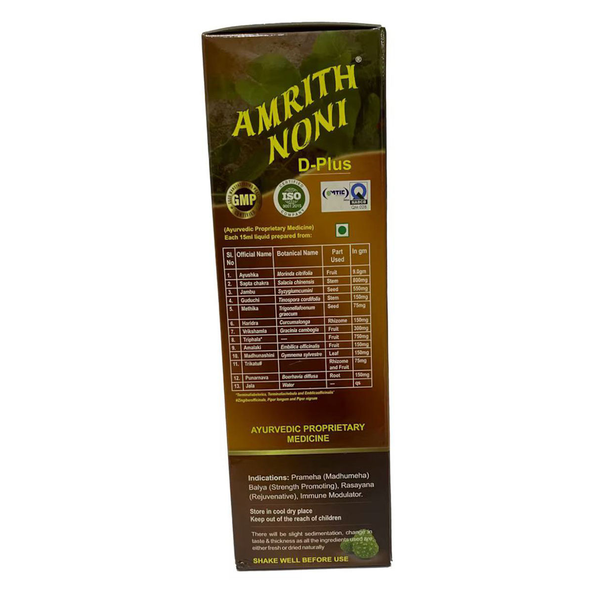 Amrith Noni D-Plus Liquid 1000 ml Price, Uses, Side Effects ...