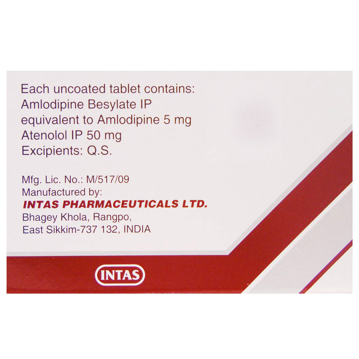 Amtas-AT Tablet 15's Price, Uses, Side Effects, Composition - Apollo ...