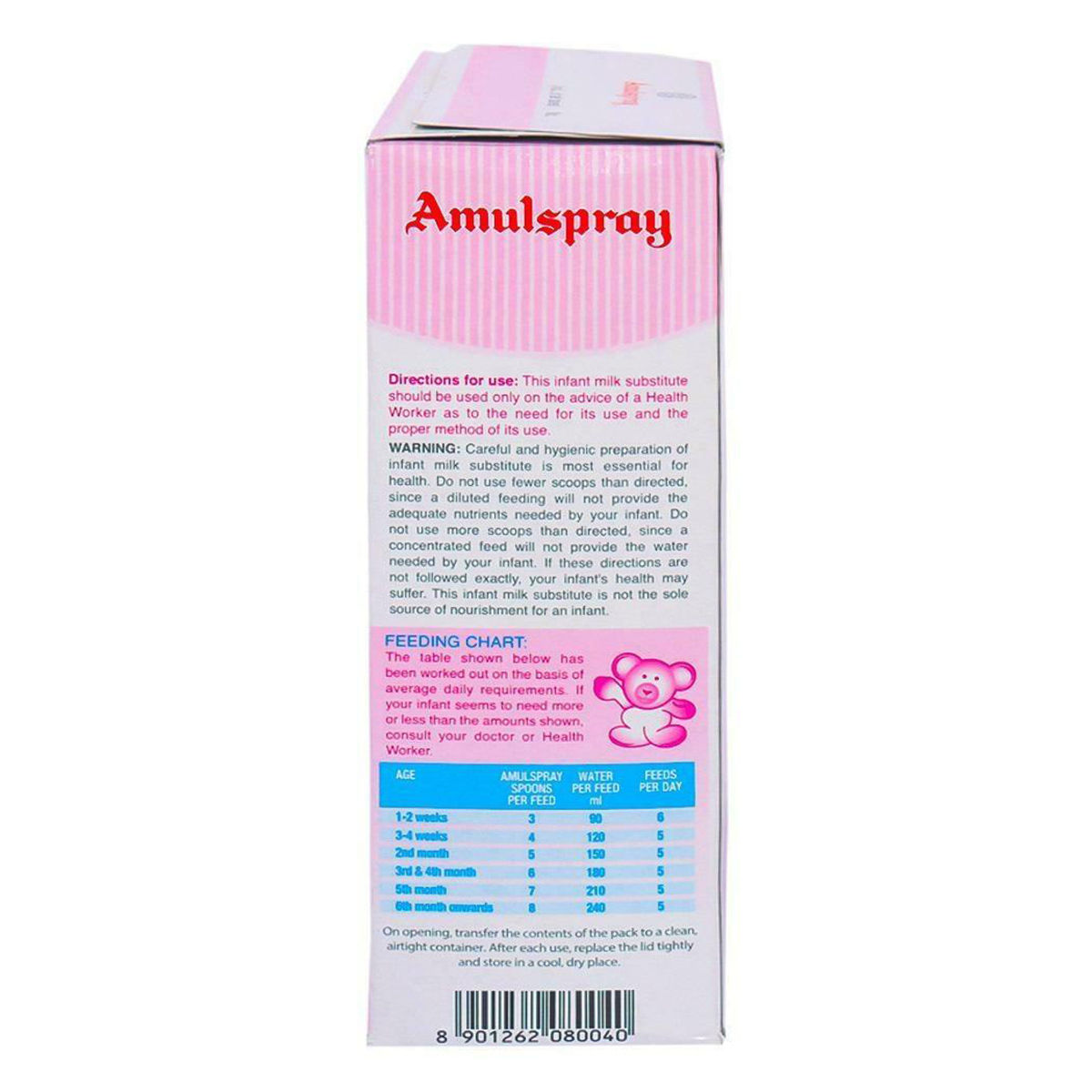 Amulspray Infant Milk Food Powder, 500 gm Refill Pack Price, Uses, Side ...