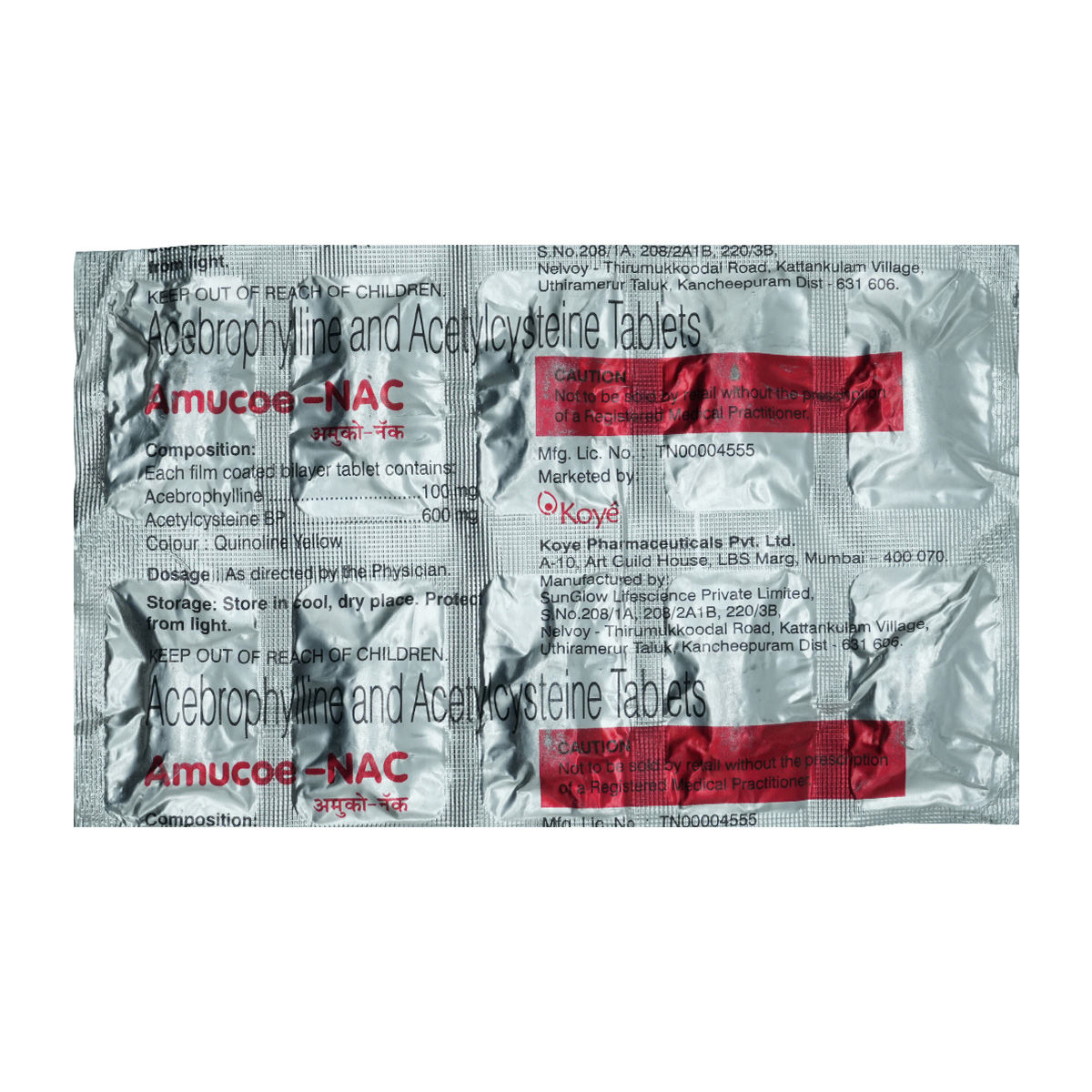 Amucoe-Nac Tablet | Uses, Side Effects, Price | Apollo Pharmacy