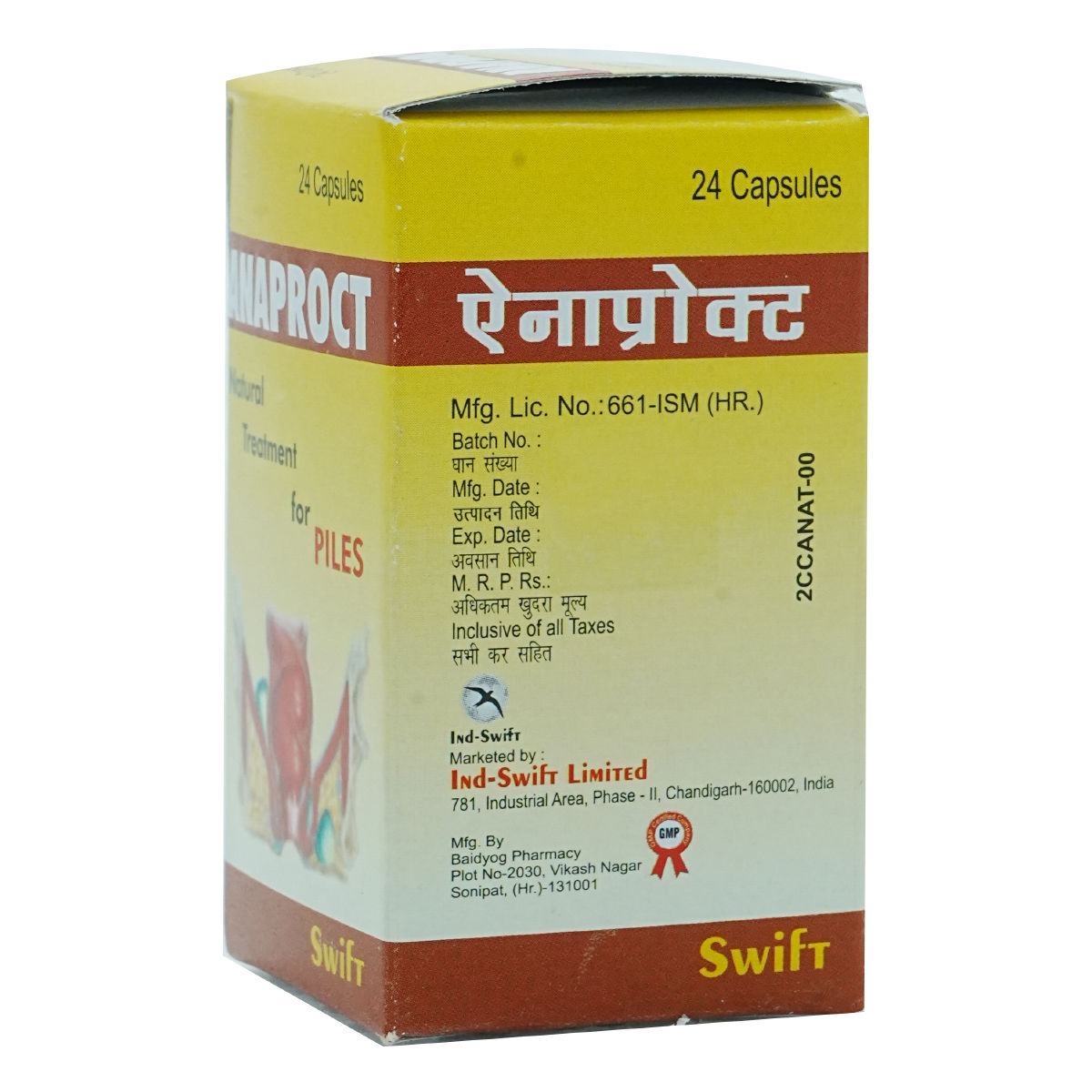 Anaproct Capsule 24's Price, Uses, Side Effects, Composition - Apollo ...