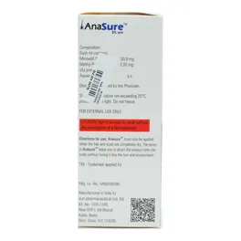 Anasure 5% Topical Solution | Uses, Side Effects, Price | Apollo Pharmacy