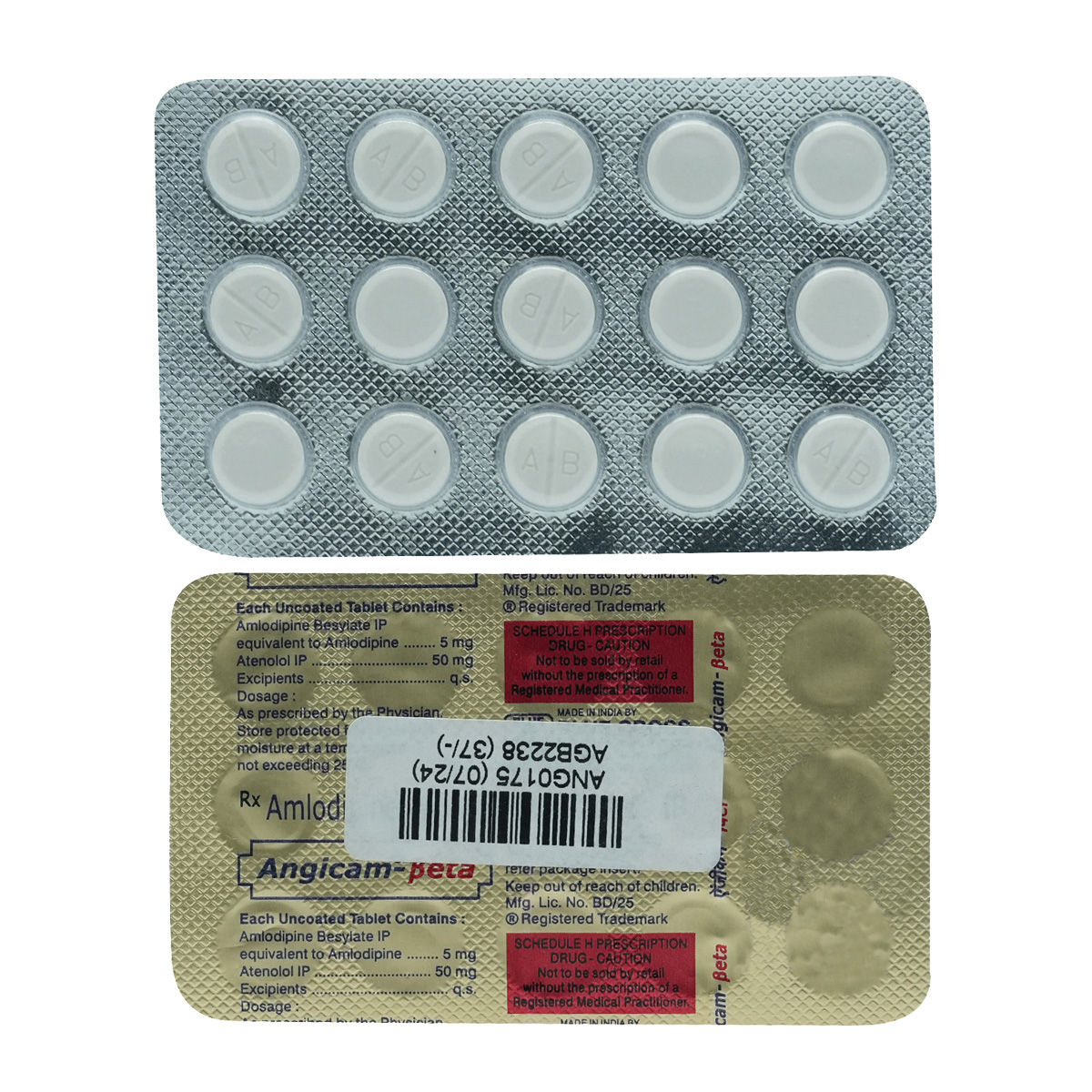 Angicam-Beta Tablet 15's Price, Uses, Side Effects, Composition ...