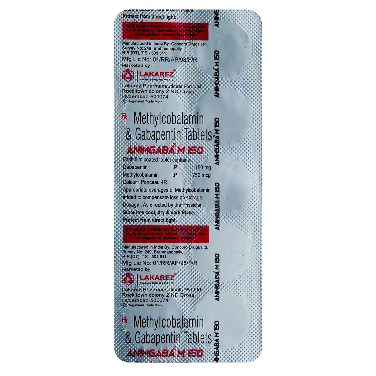 Animgaba M 150 Tablet | Uses, Side Effects, Price | Apollo Pharmacy