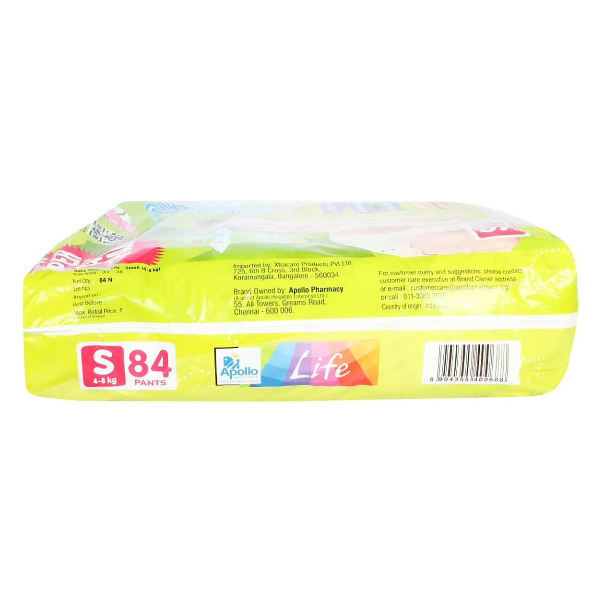 Apollo Life Baby Diaper Pants Small, 84 Count Price, Uses, Side Effects ...