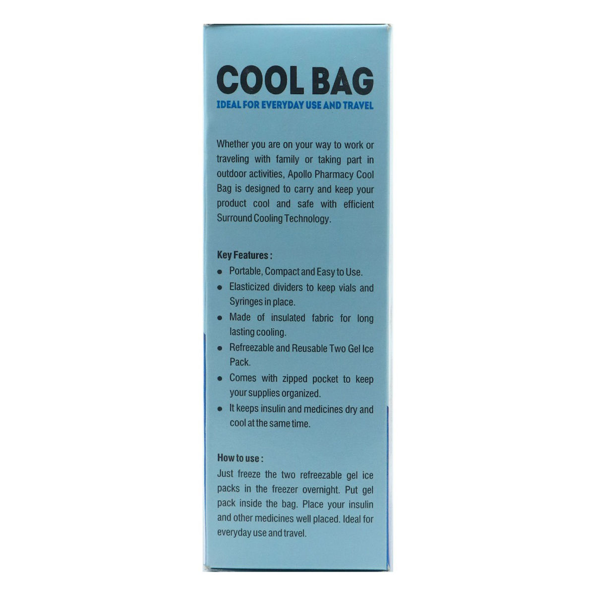 Buy Apollo Pharmacy Cool Bag, 1 Count | 19 Minutes Delivery | Apollo ...