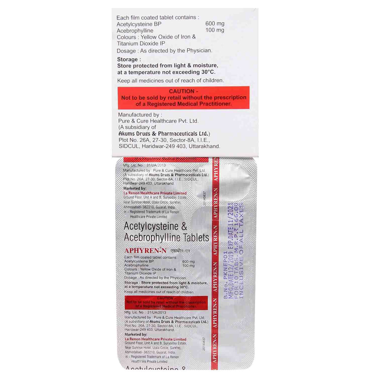 Aphyren-N Tablet 10's Price, Uses, Side Effects, Composition - Apollo ...