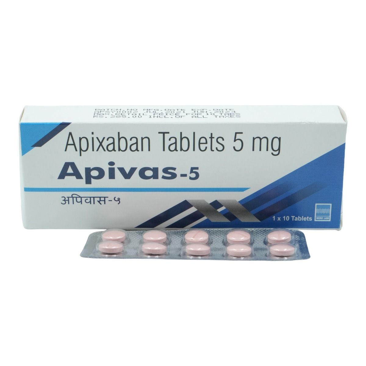 Apivas-5 Tablet 10's Price, Uses, Side Effects, Composition - Apollo ...