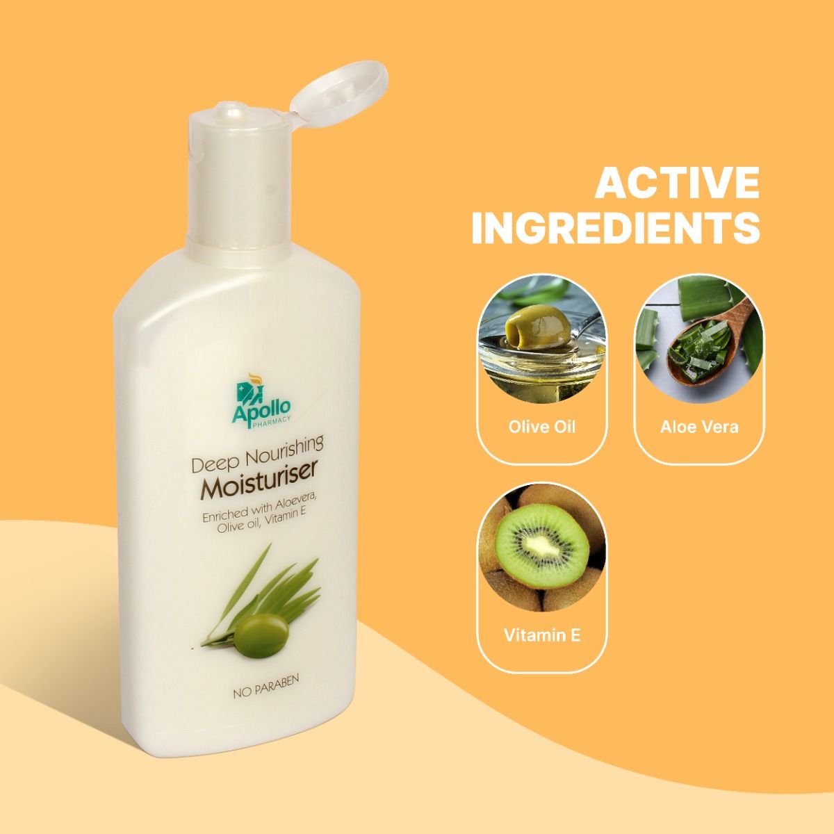 Apollo Pharmacy Deep Nourishing Moisturiser, 200 ml Price, Uses, Side ...