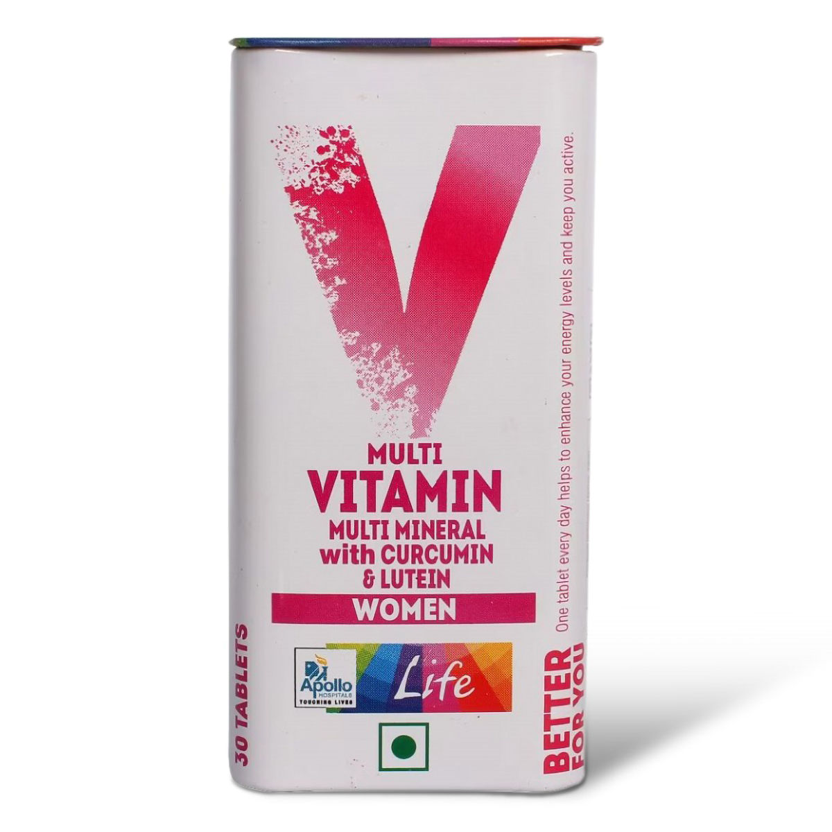 Apollo Life Multivitamin for Women, 30 Tablets Price, Uses, Side ...