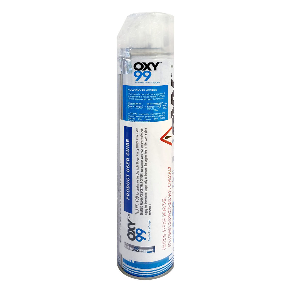 Boschi Italy Oxy99 Portable 500 ml Oxygen Can With One Mask, 1 Kit ...