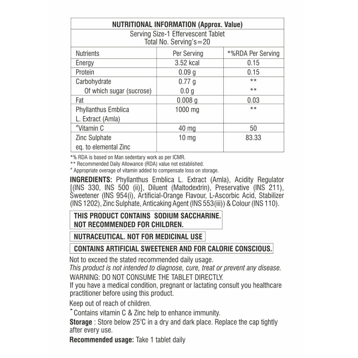 Apollo Pharmacy Vitamin C Effervescent, 20 Tablets Price, Uses, Side ...