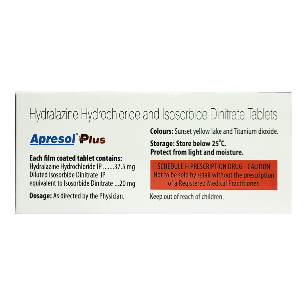 Apresol Plus Tablet | Uses, Side Effects, Price | Apollo Pharmacy