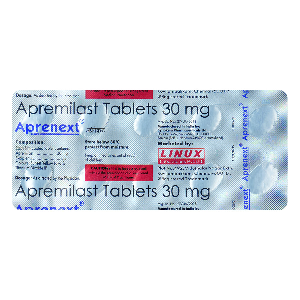 Aprenext 30Mg Tablet | Uses, Side Effects, Price | Apollo Pharmacy