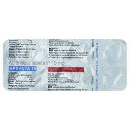 Apxenta 10 Tablet | Uses, Side Effects, Price | Apollo Pharmacy