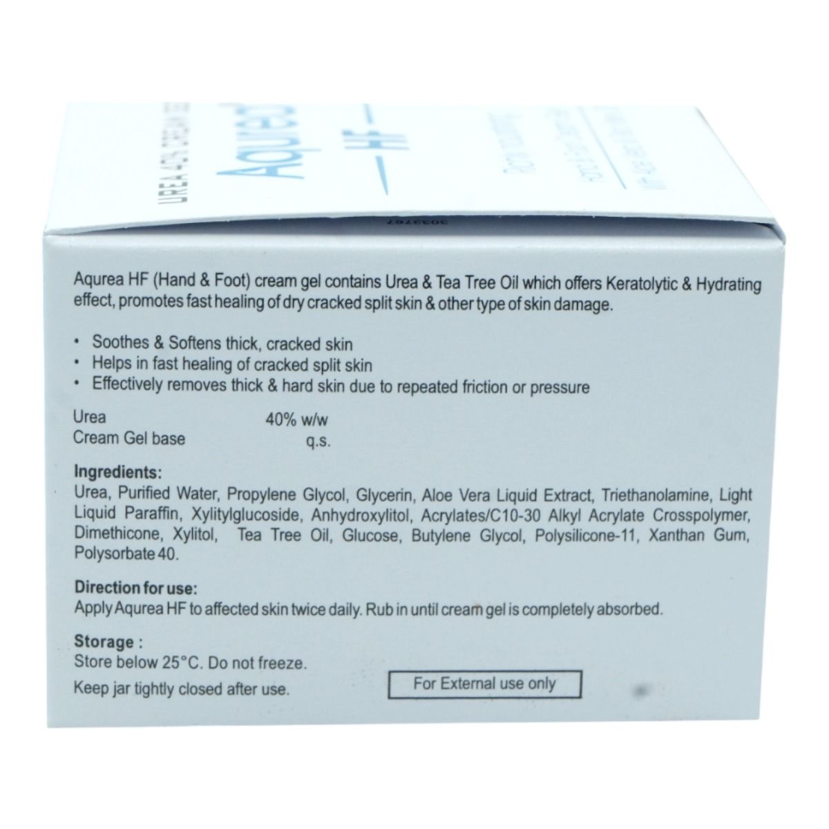 Aqurea HF Cream Gel | Uses, Side Effects, Price | Apollo Pharmacy