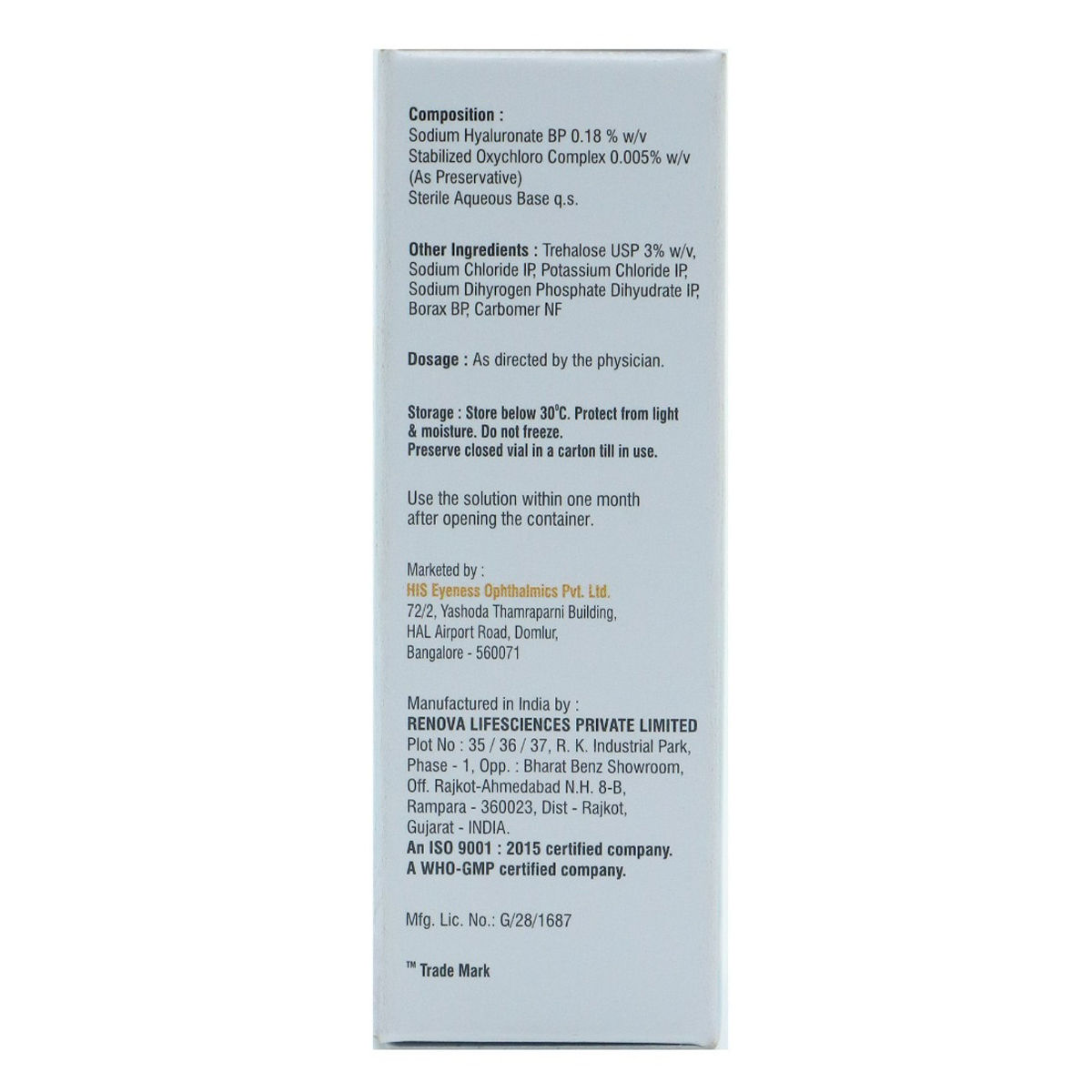 Aquim T Eye Dro | Uses, Side Effects, Price | Apollo Pharmacy