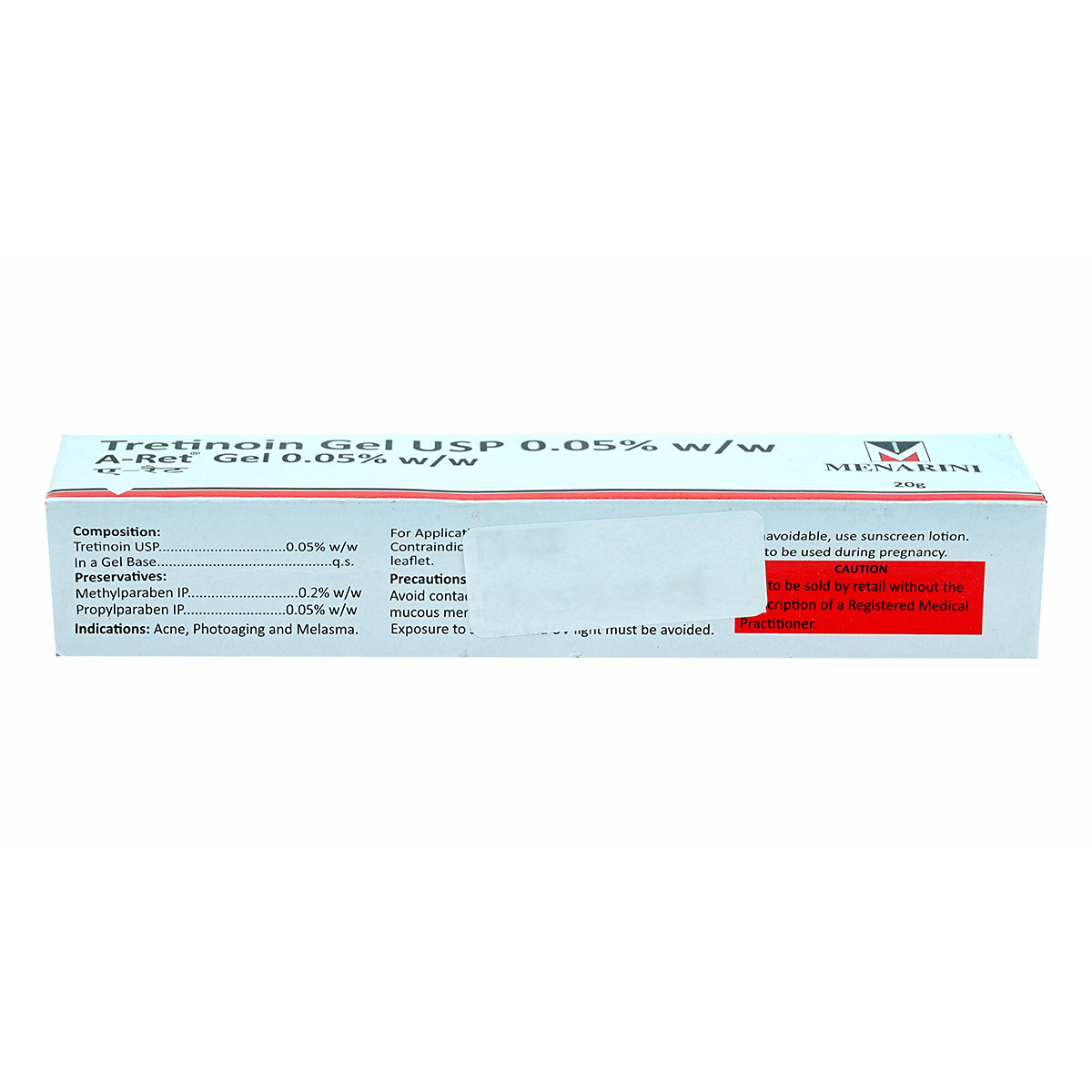 A-Ret 0.05%w/w Gel | Uses, Side Effects, Price | Apollo Pharmacy