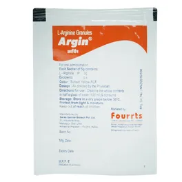 Argin Sachet 5 gm | Uses, Side Effects, Price | Apollo Pharmacy