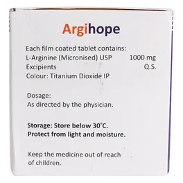 Argihope Tablet | Uses, Side Effects, Price | Apollo Pharmacy
