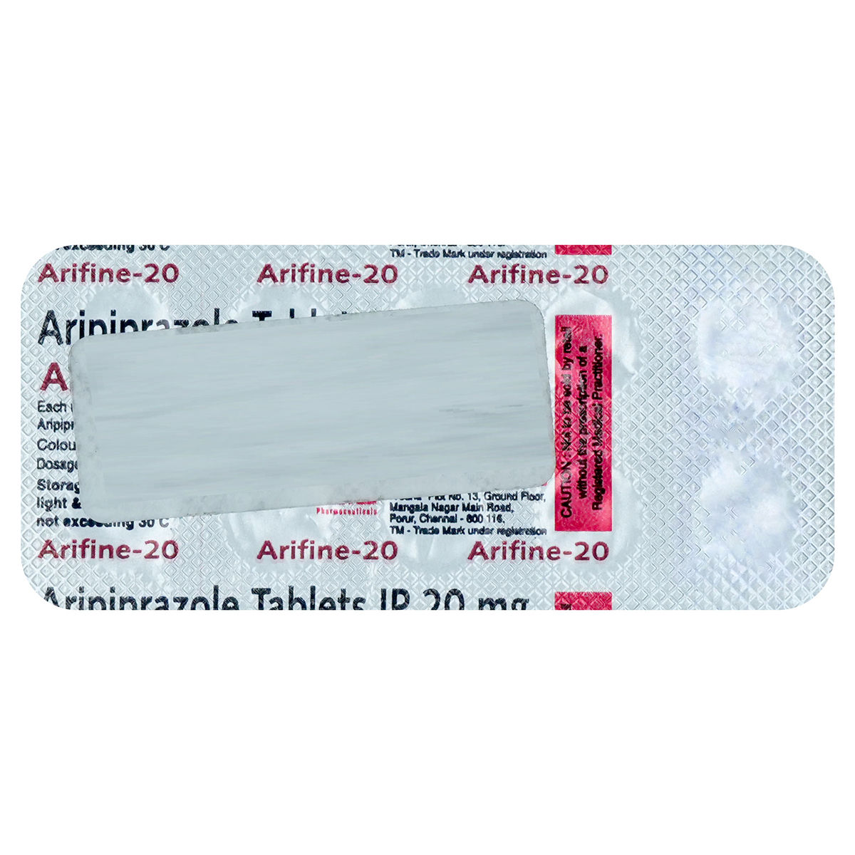 Arifine 20 Tablet | Uses, Side Effects, Price | Apollo Pharmacy