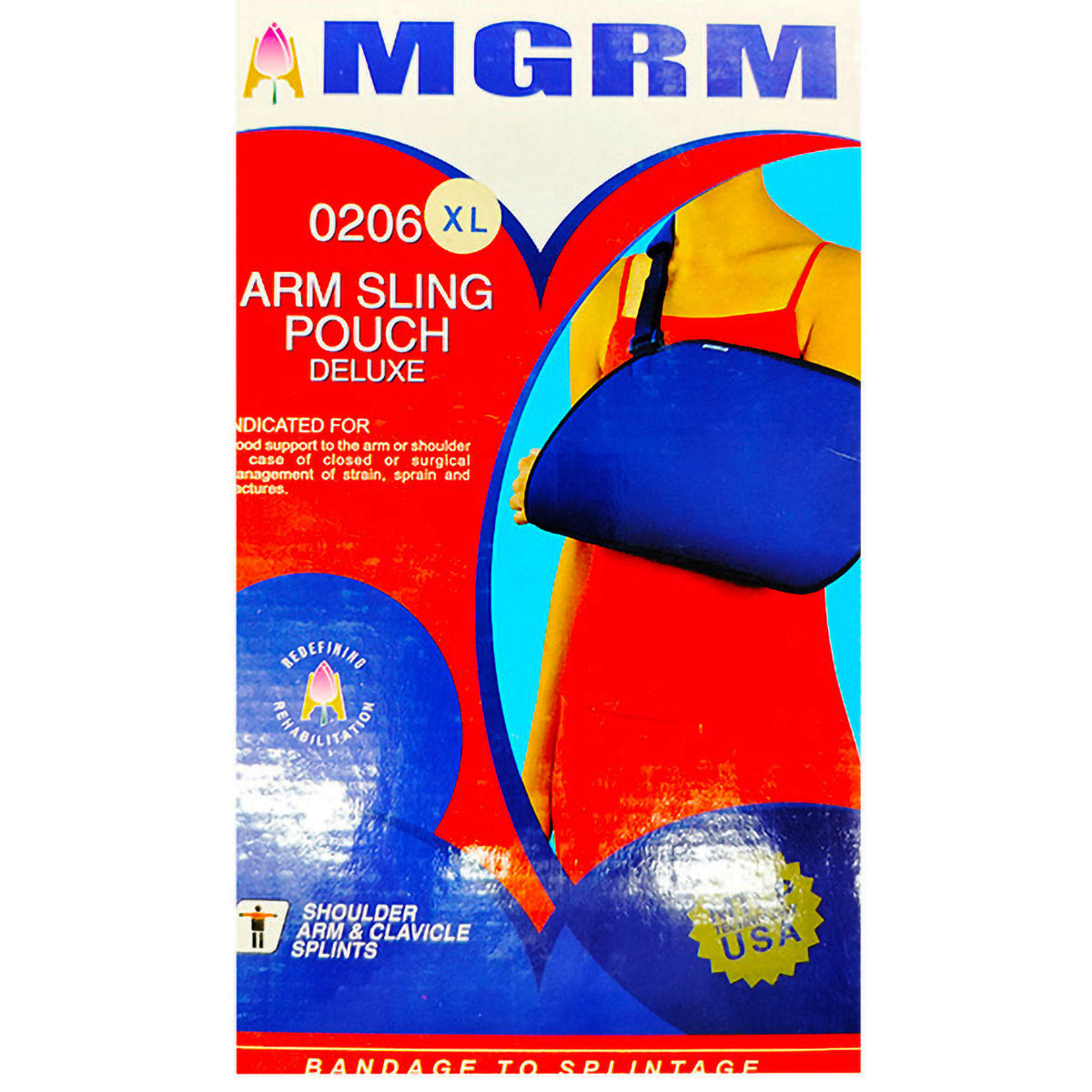 Buy MGRM Arm Sling Pouch Deluxe XL, 1 Count | 19 Minutes Delivery ...