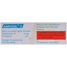 Arpizol 5 Tablet | Uses, Side Effects, Price | Apollo Pharmacy
