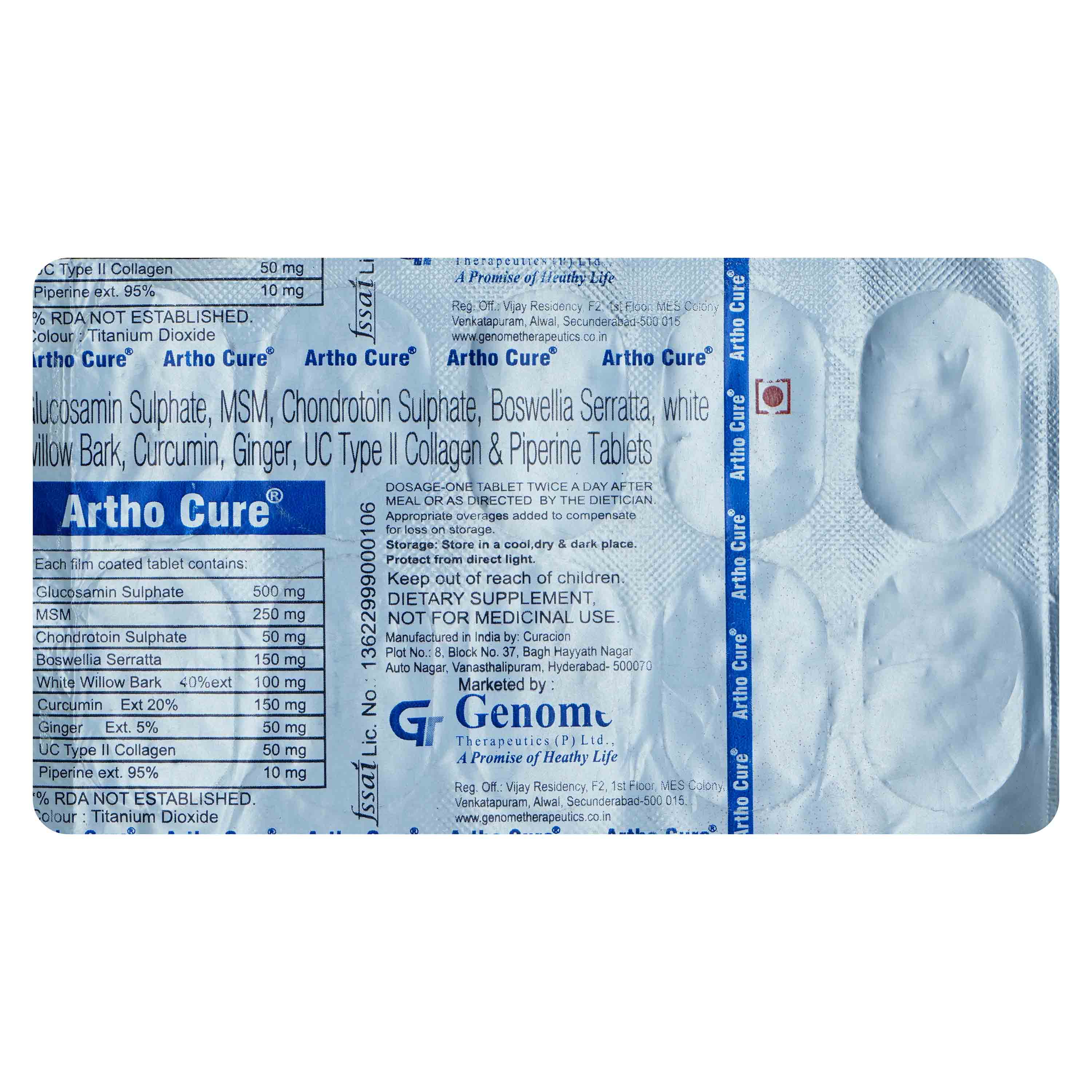 Artho Cure Tablet | Uses, Side Effects, Price | Apollo Pharmacy