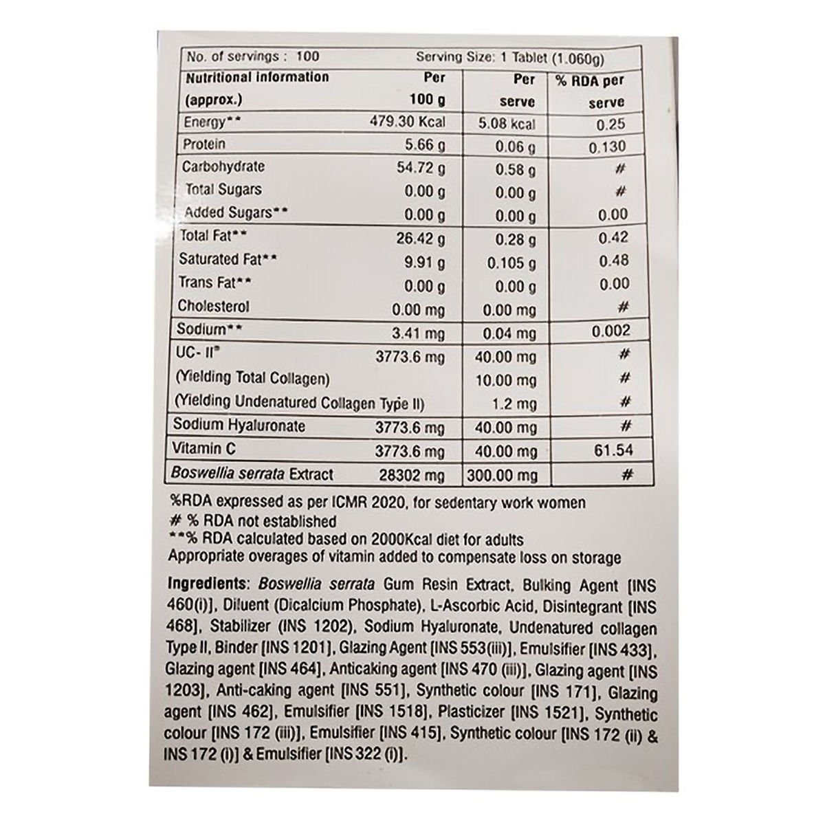 Arthonex Tablet 10's Price, Uses, Side Effects, Composition - Apollo ...