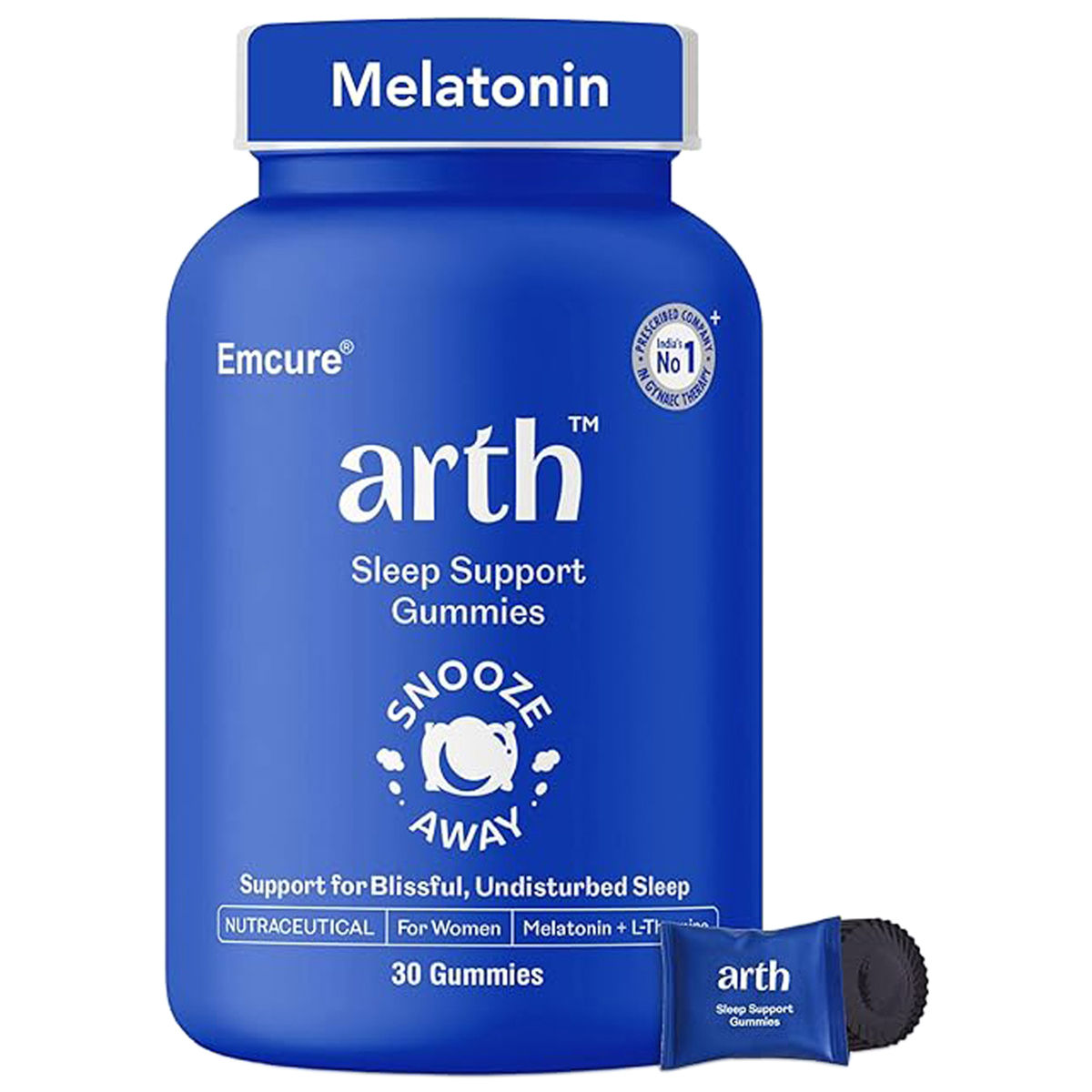 Buy Arth Sleep Support Snooze Away Gummies, 30 Count | 19 Minutes ...