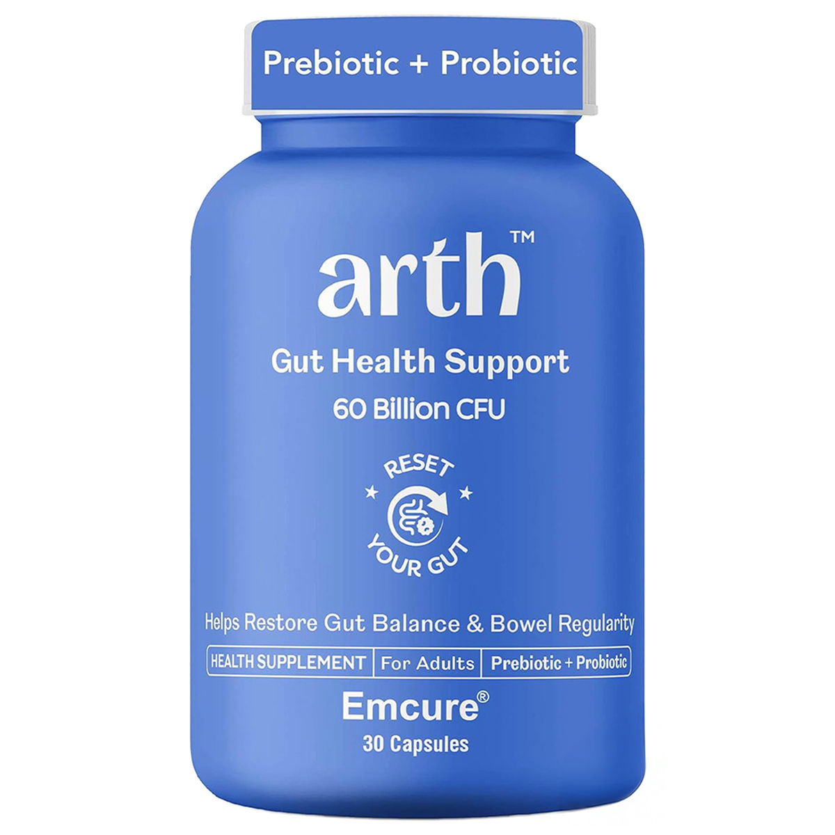 Buy Emcure Arth Gut Health Support Cap, 30 Count | 19 Minutes Delivery ...