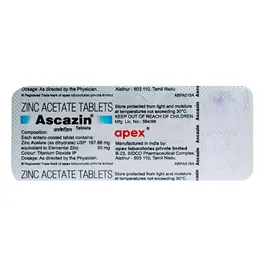 Ascazin Tablet | Uses, Side Effects, Price | Apollo Pharmacy