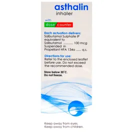 Asthalin 100 mcg Inhaler 200 Mdi | Uses, Side Effects, Price | Apollo ...