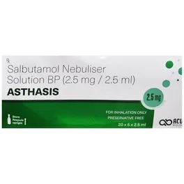 Asthasis 2.5 mg Respules 5x2.5 ml యొక్క ఉపయోగాలు, ప్రయోజనాలు మరియు ధరను ...