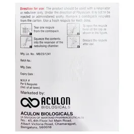 Asthasis 2.5 mg Respules 5x2.5 ml యొక్క ఉపయోగాలు, ప్రయోజనాలు మరియు ధరను ...