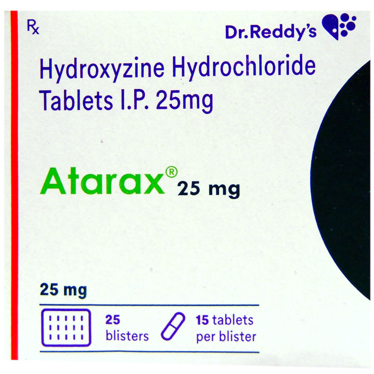 Atarax 25 mg Tablet 15's Price, Uses, Side Effects, Composition ...