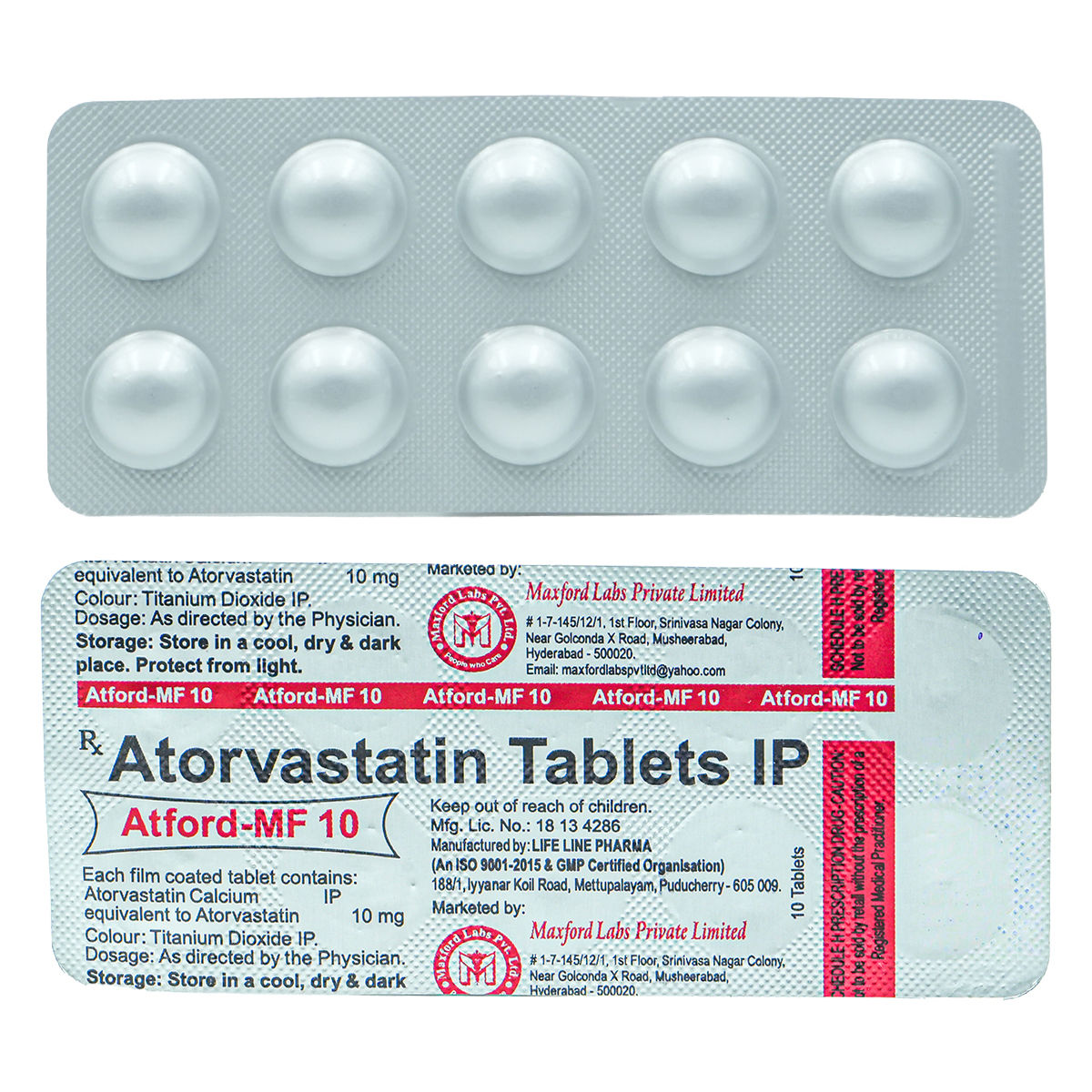 Atford-MF 10 Tablet | Uses, Side Effects, Price | Apollo Pharmacy