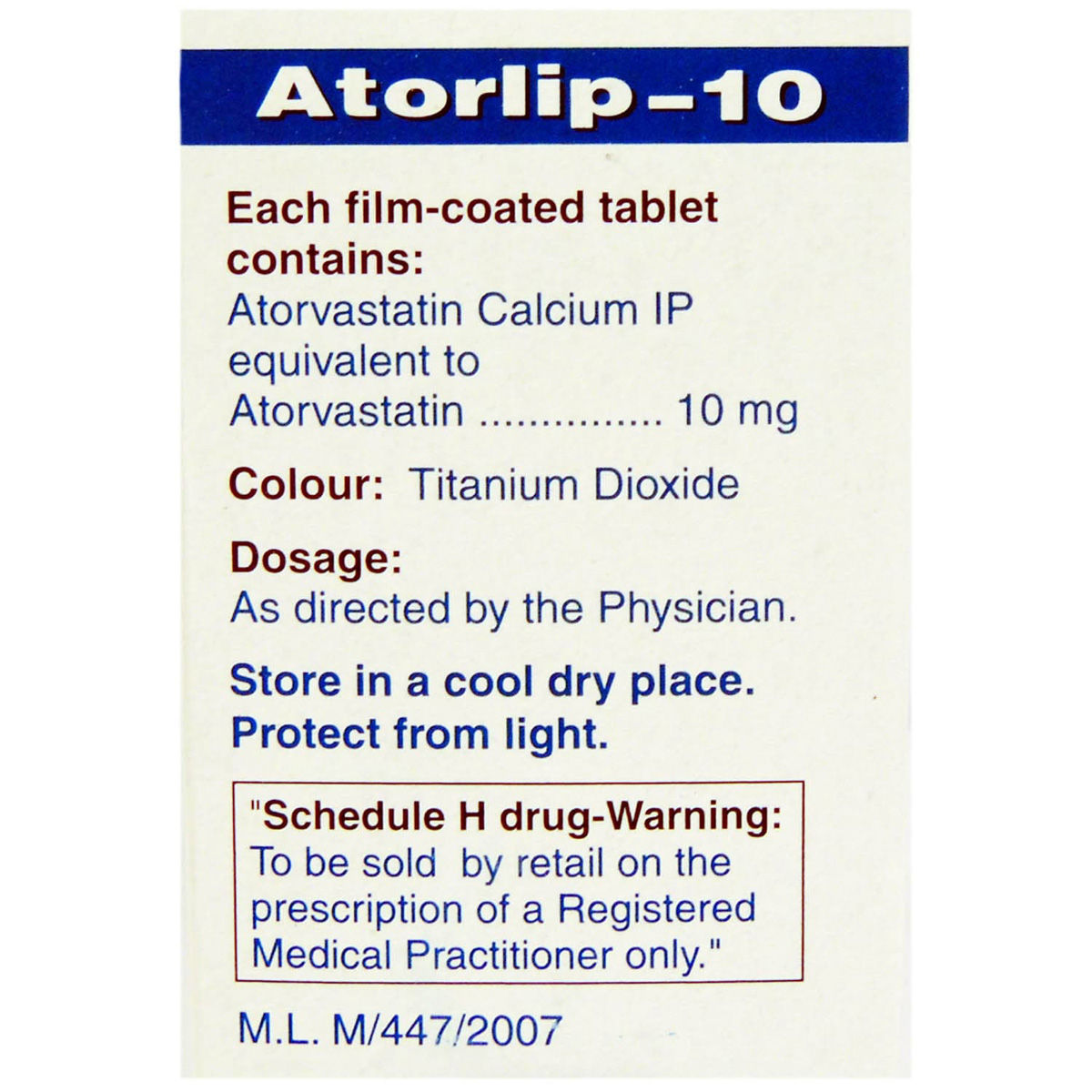 Atorlip 10 Tablet | Uses, Side Effects, Price | Apollo Pharmacy
