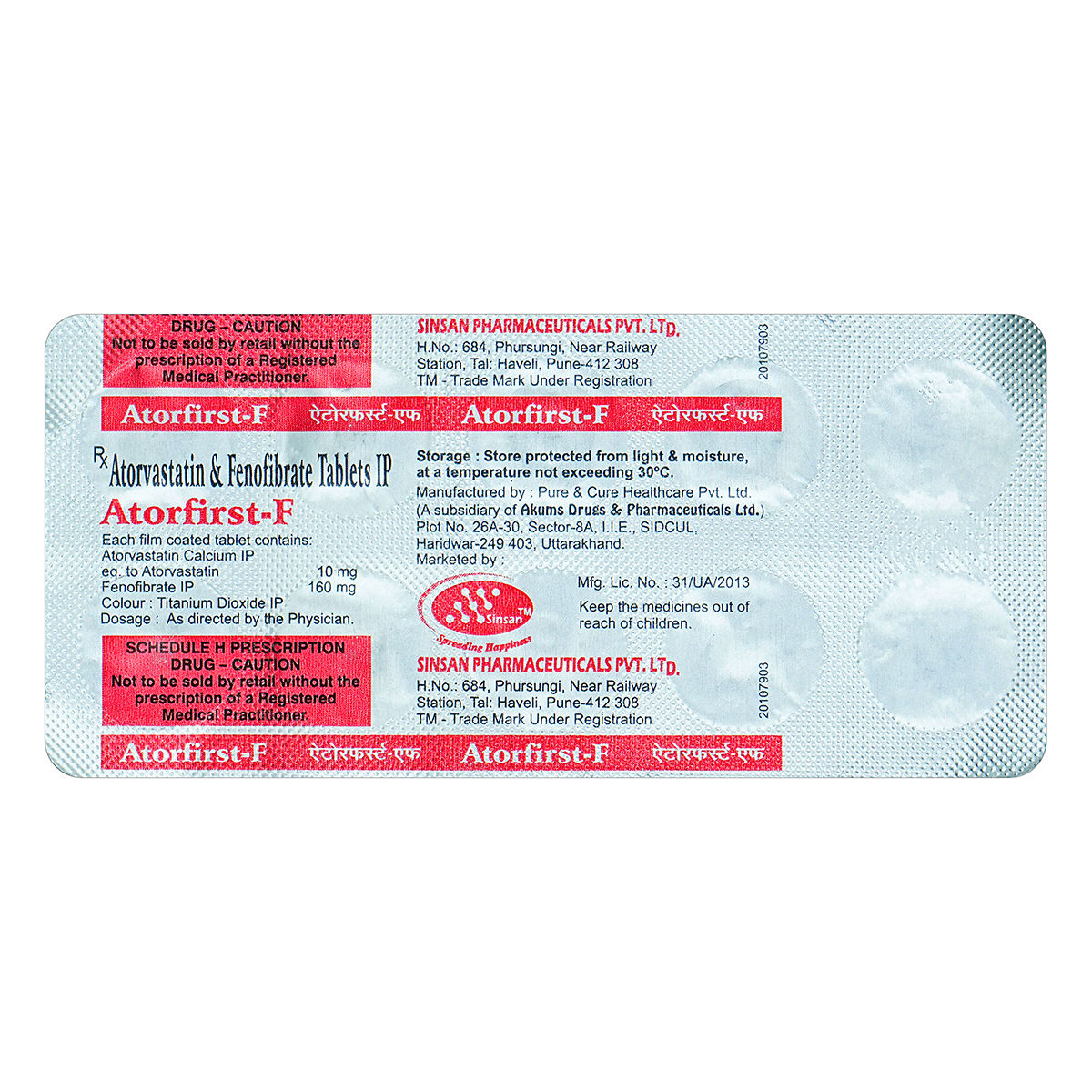 Atorfirst F Tablet | Uses, Side Effects, Price | Apollo Pharmacy