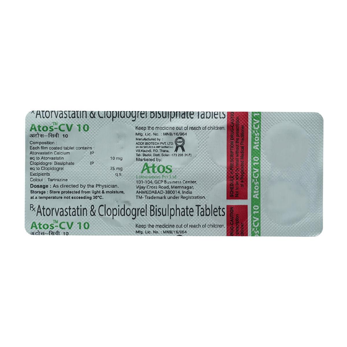 Atos-Cv 10 Tab 10'S Price, Uses, Side Effects, Composition - Apollo ...
