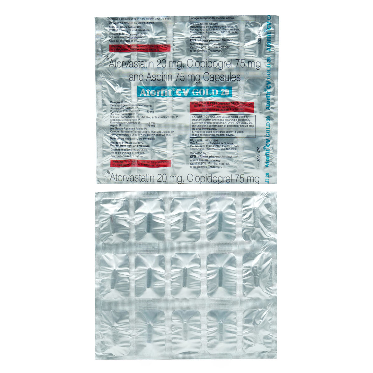 Atorfit CV Gold 20 Capsule | Uses, Side Effects, Price | Apollo Pharmacy