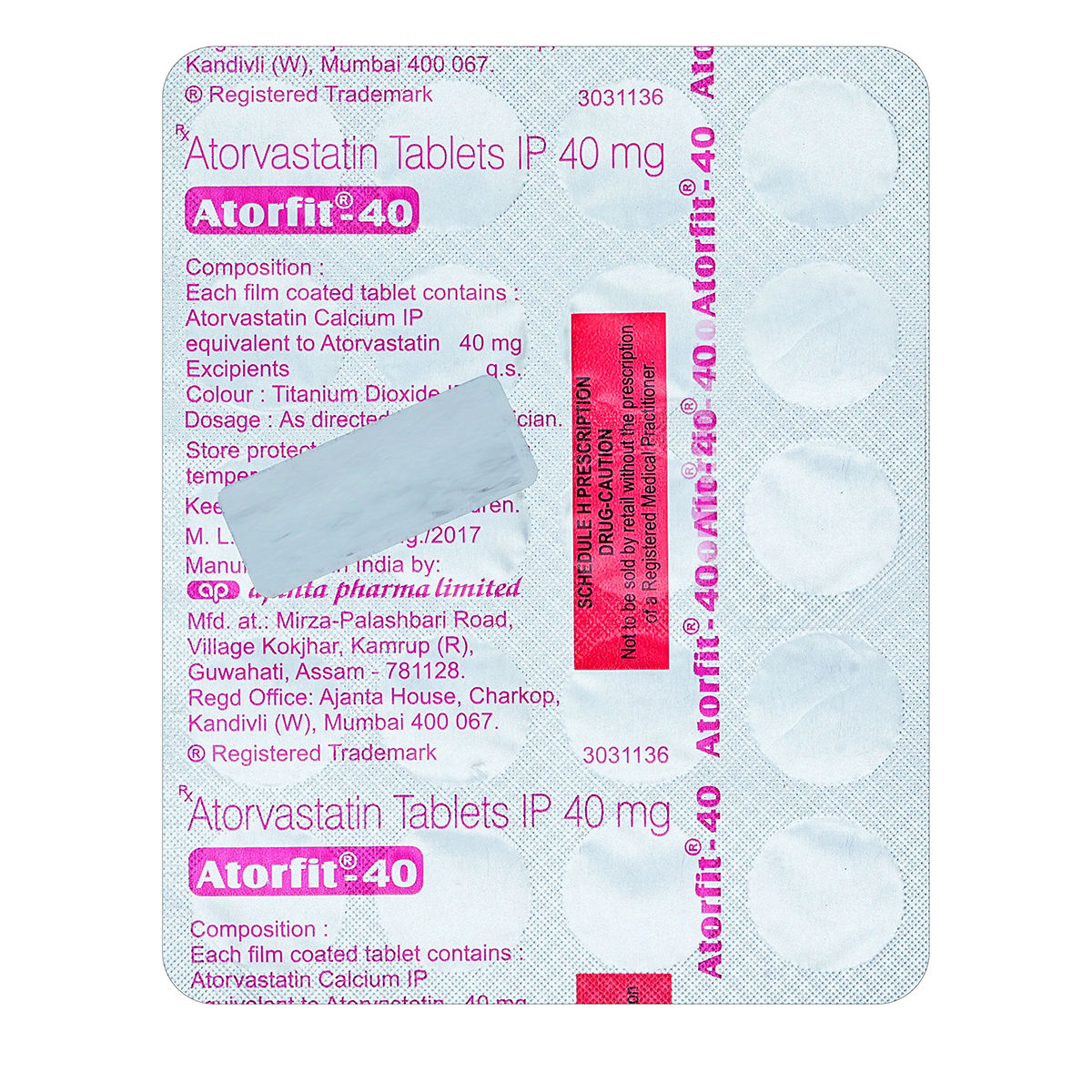 Atorfit-40 Tablet | Uses, Side Effects, Price | Apollo Pharmacy