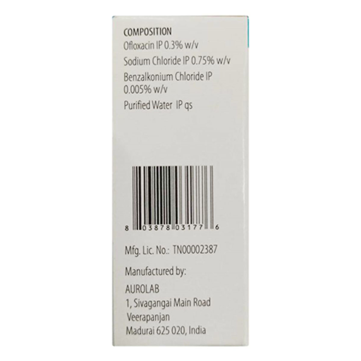Auroflox Eye Drops 5 ml | Uses, Side Effects, Price | Apollo Pharmacy