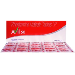 Avil 50 mg Tablet | Uses, Side Effects, Price | Apollo Pharmacy
