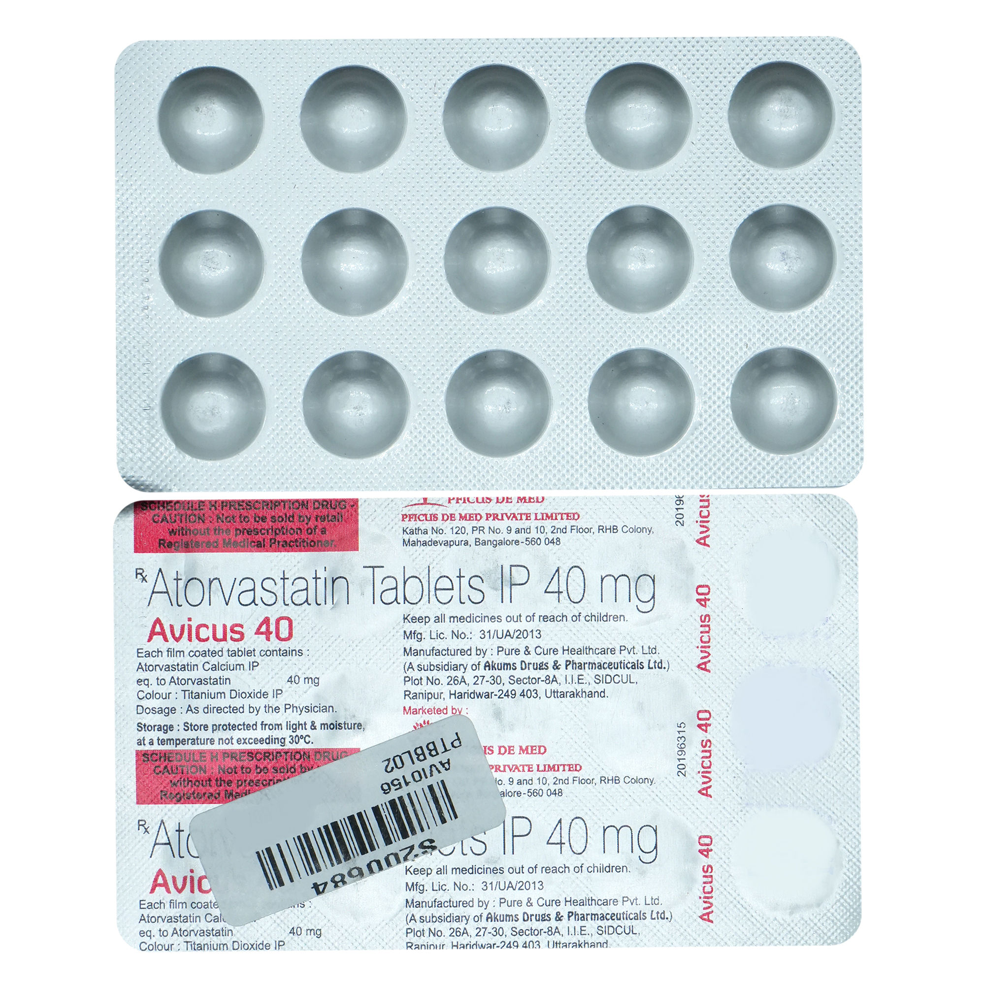 Avicus 40 Tablet | Uses, Side Effects, Price | Apollo Pharmacy