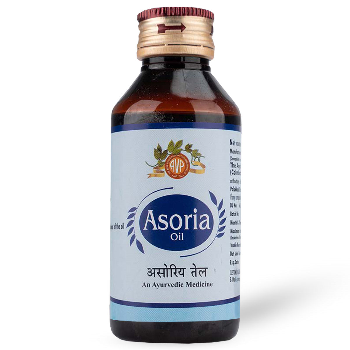 Buy AVP Asoria Oil, 100 ml | 19 Minutes Delivery | Apollo Pharmacy