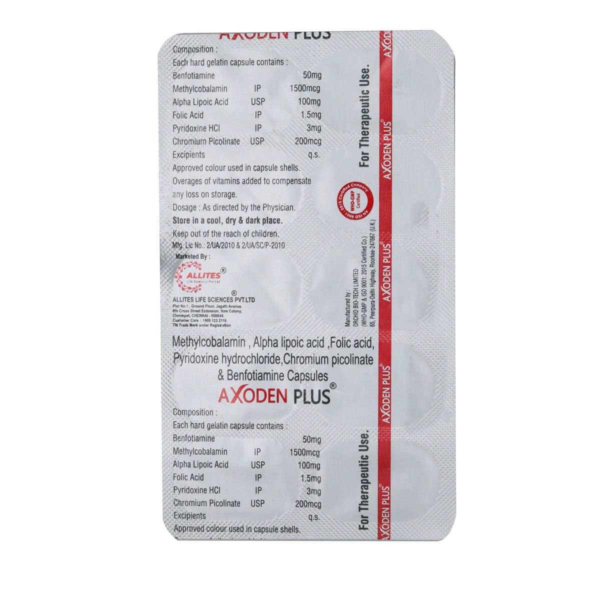 Axoden Plus Capsule 10's Price, Uses, Side Effects, Composition ...