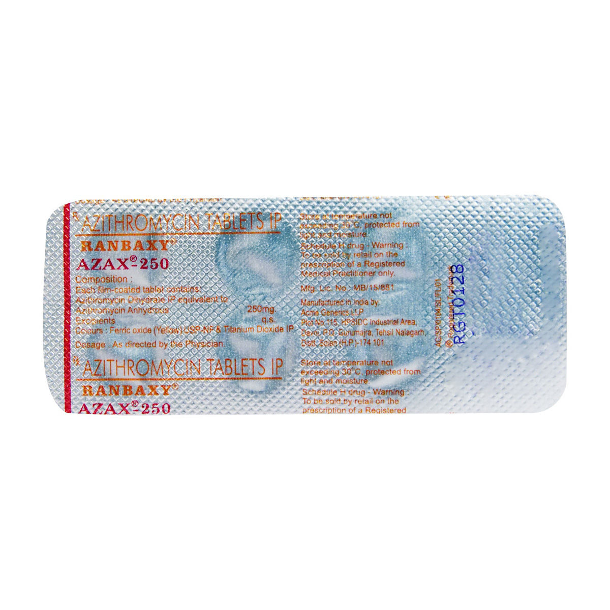 Azax 250 Tablet | Uses, Side Effects, Price | Apollo Pharmacy