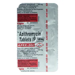 Azee-500 Tablet | Uses, Side Effects, Price | Apollo Pharmacy