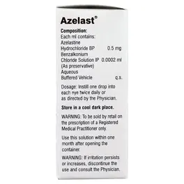 Azelast Eye Drops 5 ml | Uses, Side Effects, Price | Apollo Pharmacy